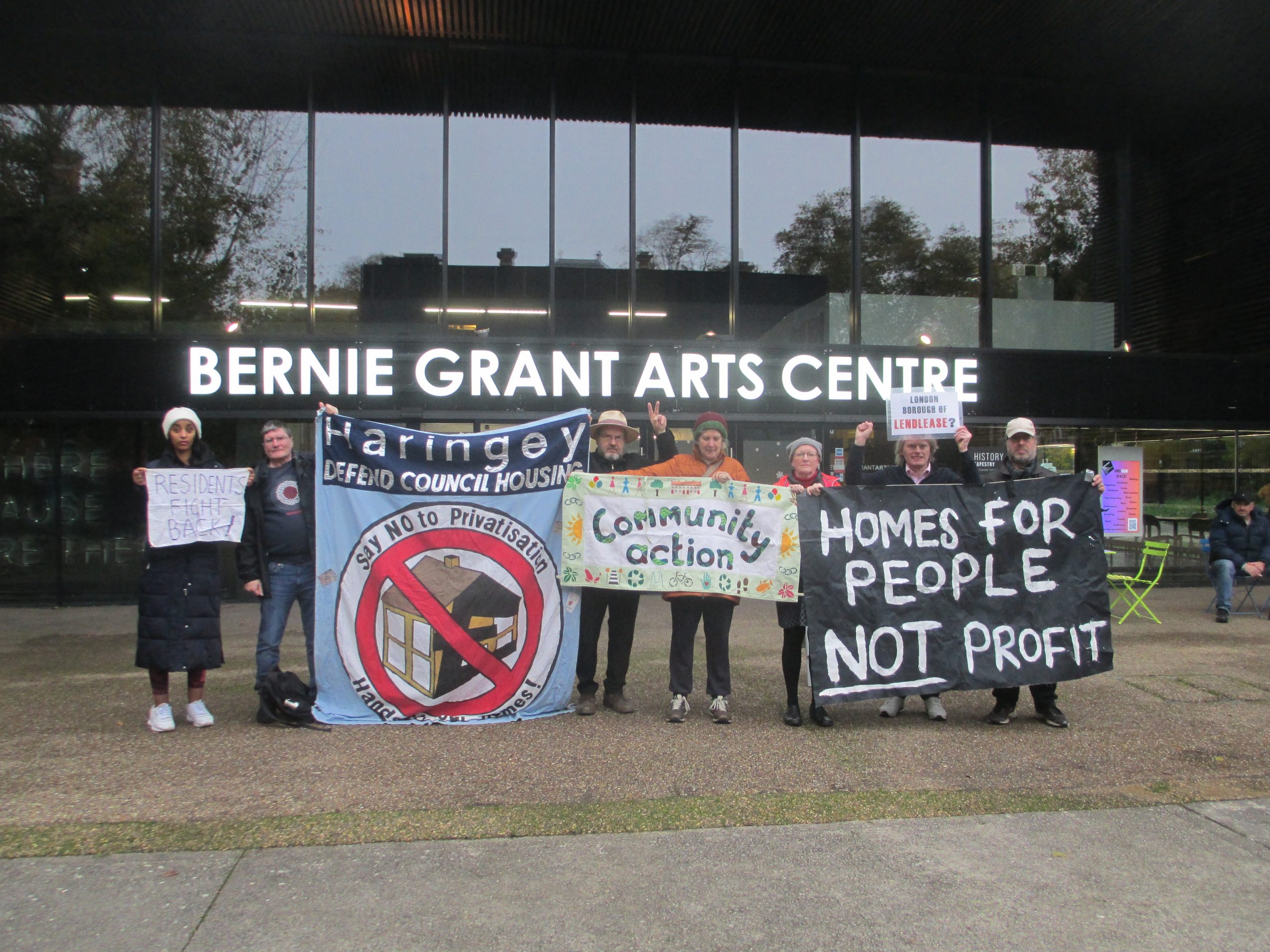 Displaced residents share anger over High Road West compulsory ...