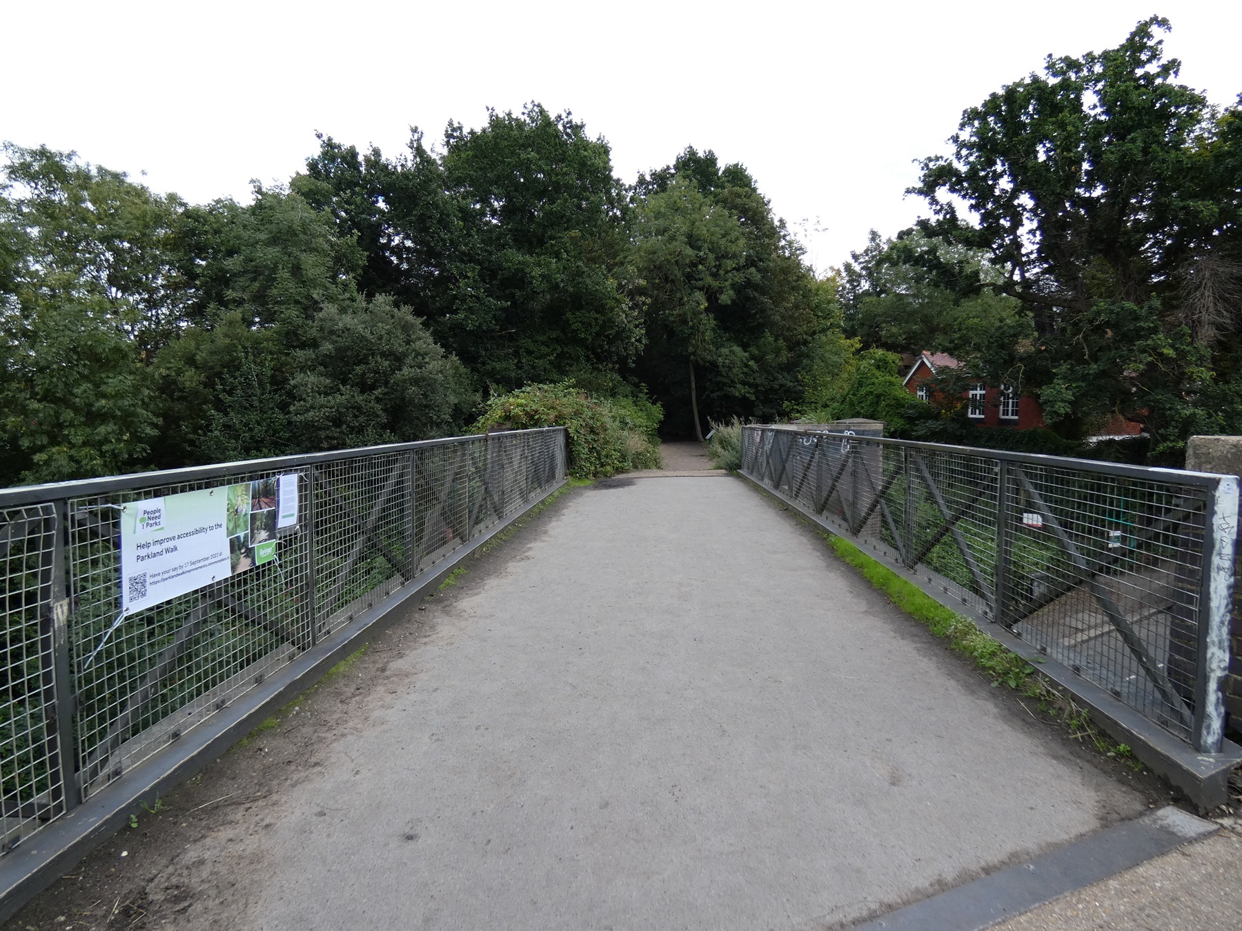 Work begins to replace 150-year-old bridge on Parkland Walk - Haringey ...