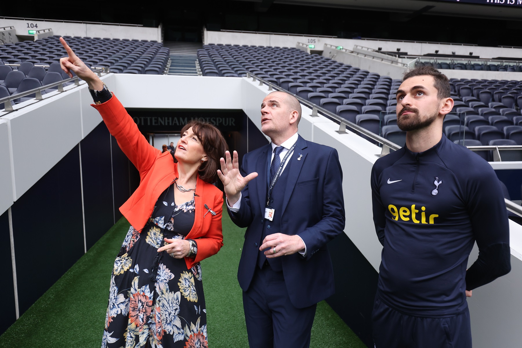 Minister visits Tottenham Hotspur Stadium to learn about local jobs ...