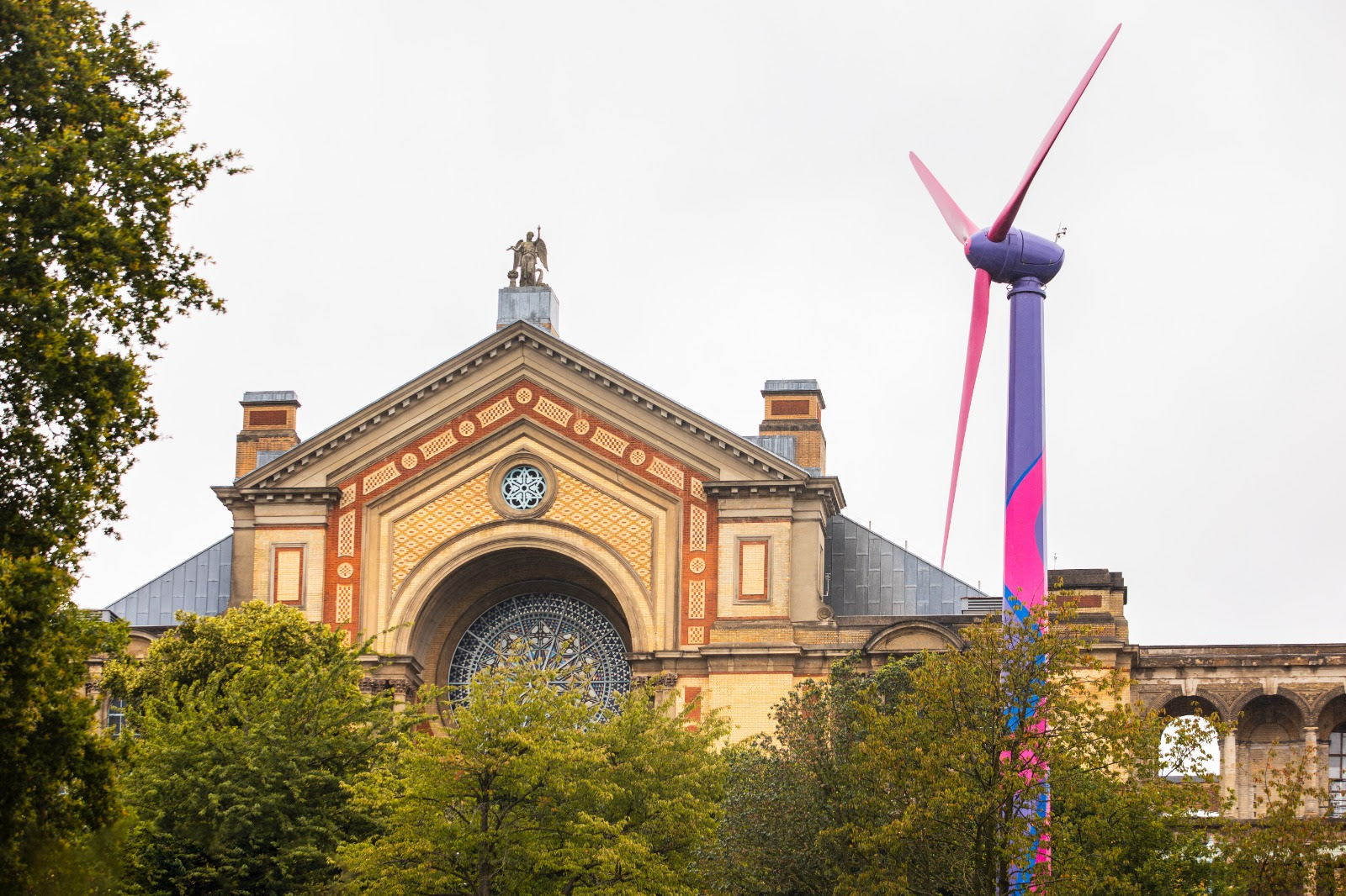 Temporary wind turbine helps power Ally Pally's summer - Haringey ...