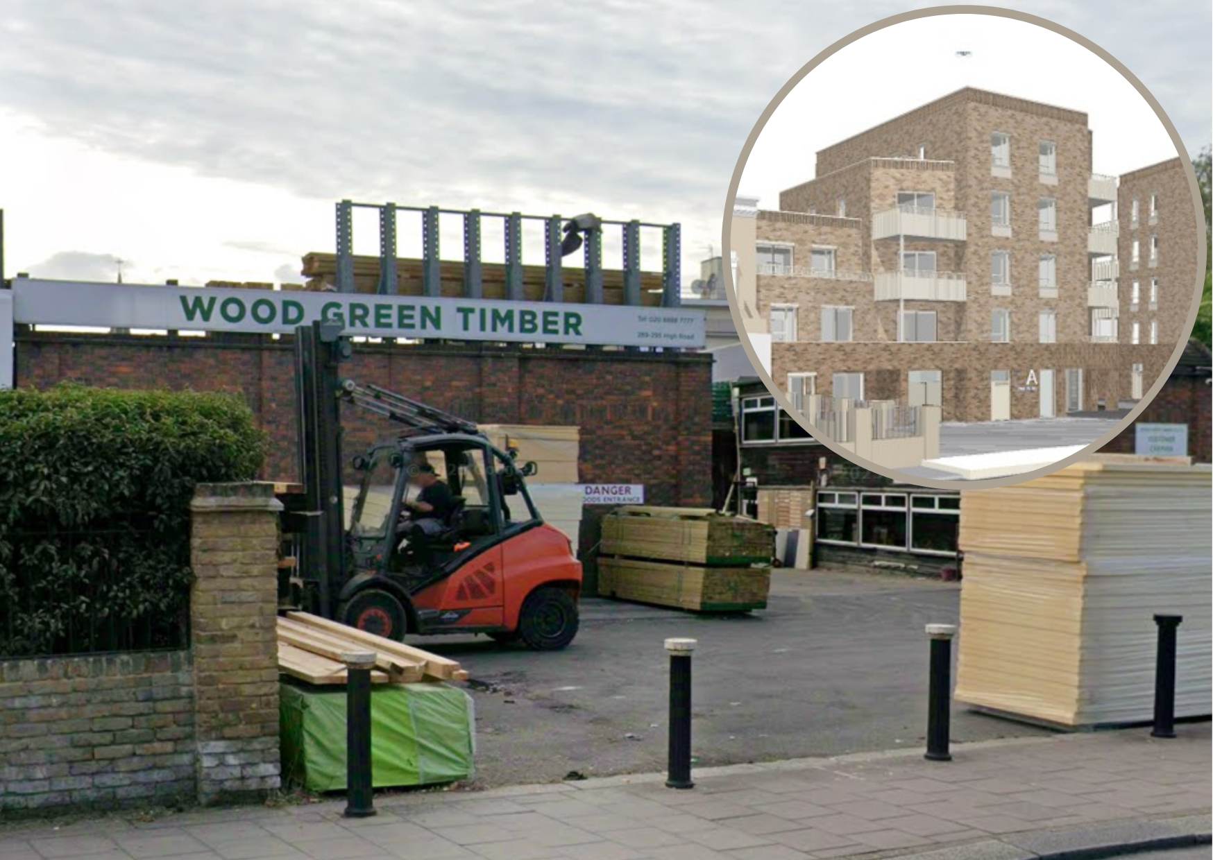 Plans for new homes at Wood Green timber yard win approval - Haringey ...